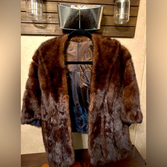 Jackets & Coats | Vintage Fur Cape Streetwear | Poshmark